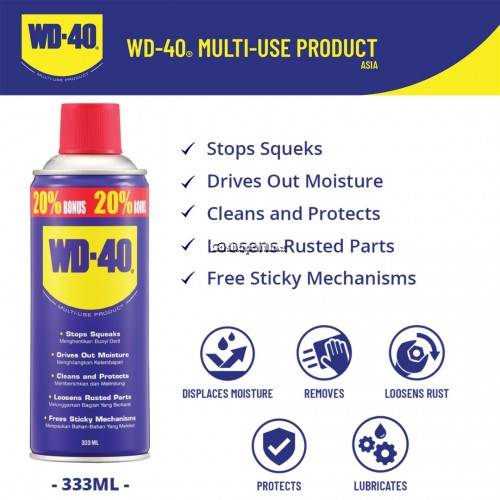 WD-40 Multi Purpose Lubricant 277ml WD-40 Multi Purpose Lubricant 277ml
