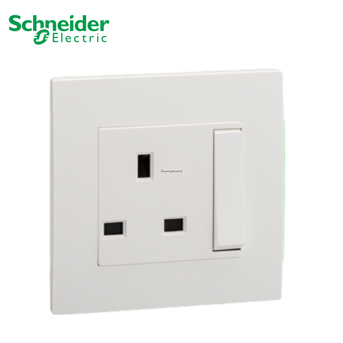 Schneider Vivace 13A 250V 1 Gang Large Dolly Switched Socket KB15L