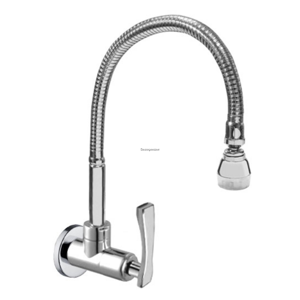 Remax Flexible Hose Lever Handle Wall Sink Tap 一字柄壁出软管龙头 RWT527