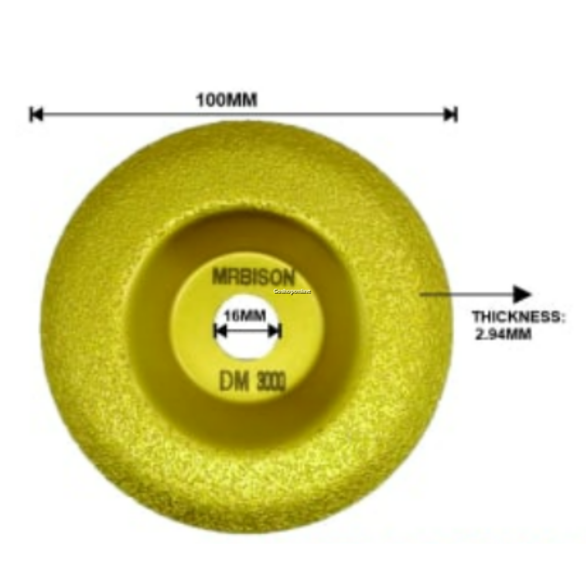 Bison Diamond Grinding Wheel DM 2000/ 3000