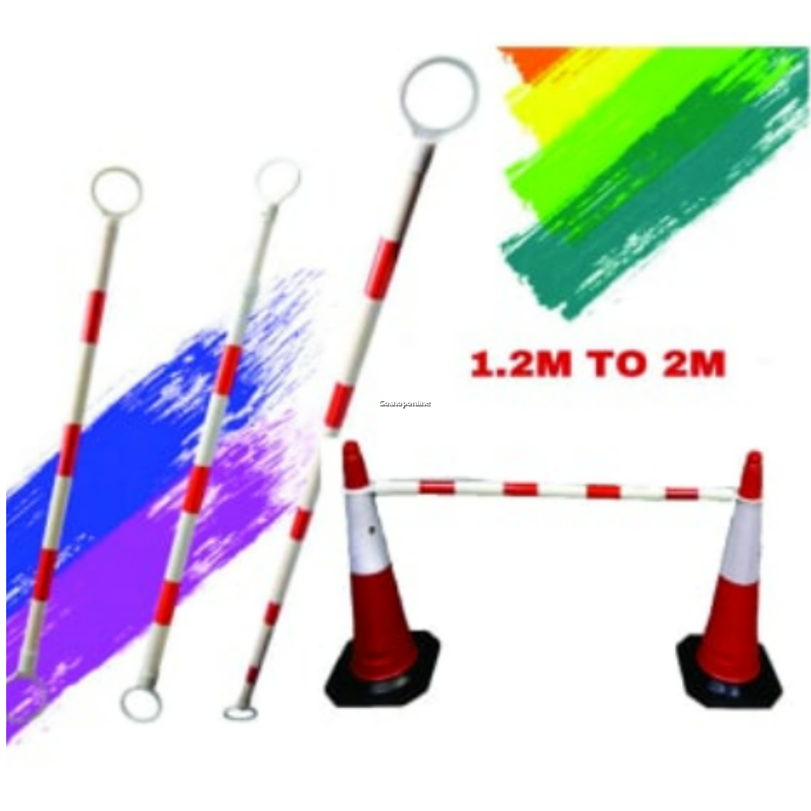 Do safe Wall Angle Reflective Protection Rubber Bar