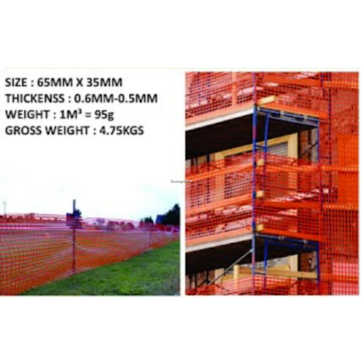 Do safe Warning Barrier Fence Net