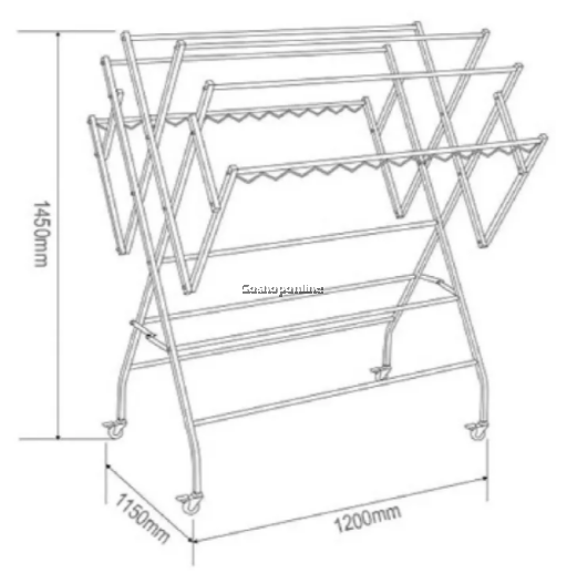 Latina Stainless Steel Stand Cloth Drying Rack LTN-5030
