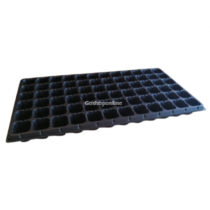 Black Plastic 72 Cell Seedling Tray 0.9mm Thick