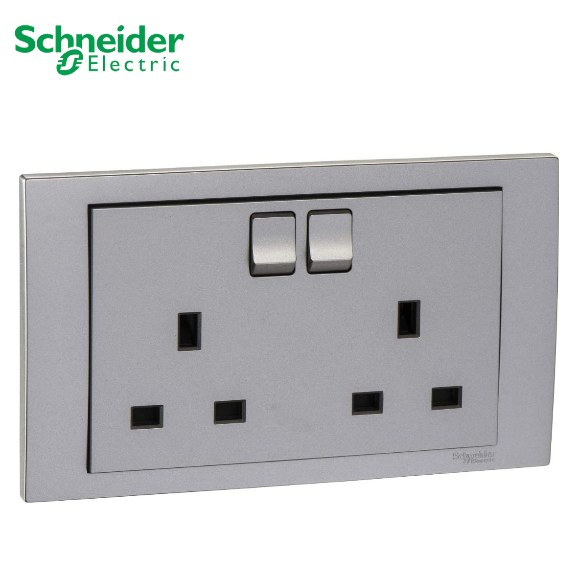 Schneider Vivace 13A 250V Twin Switched Socket KB25_AS
