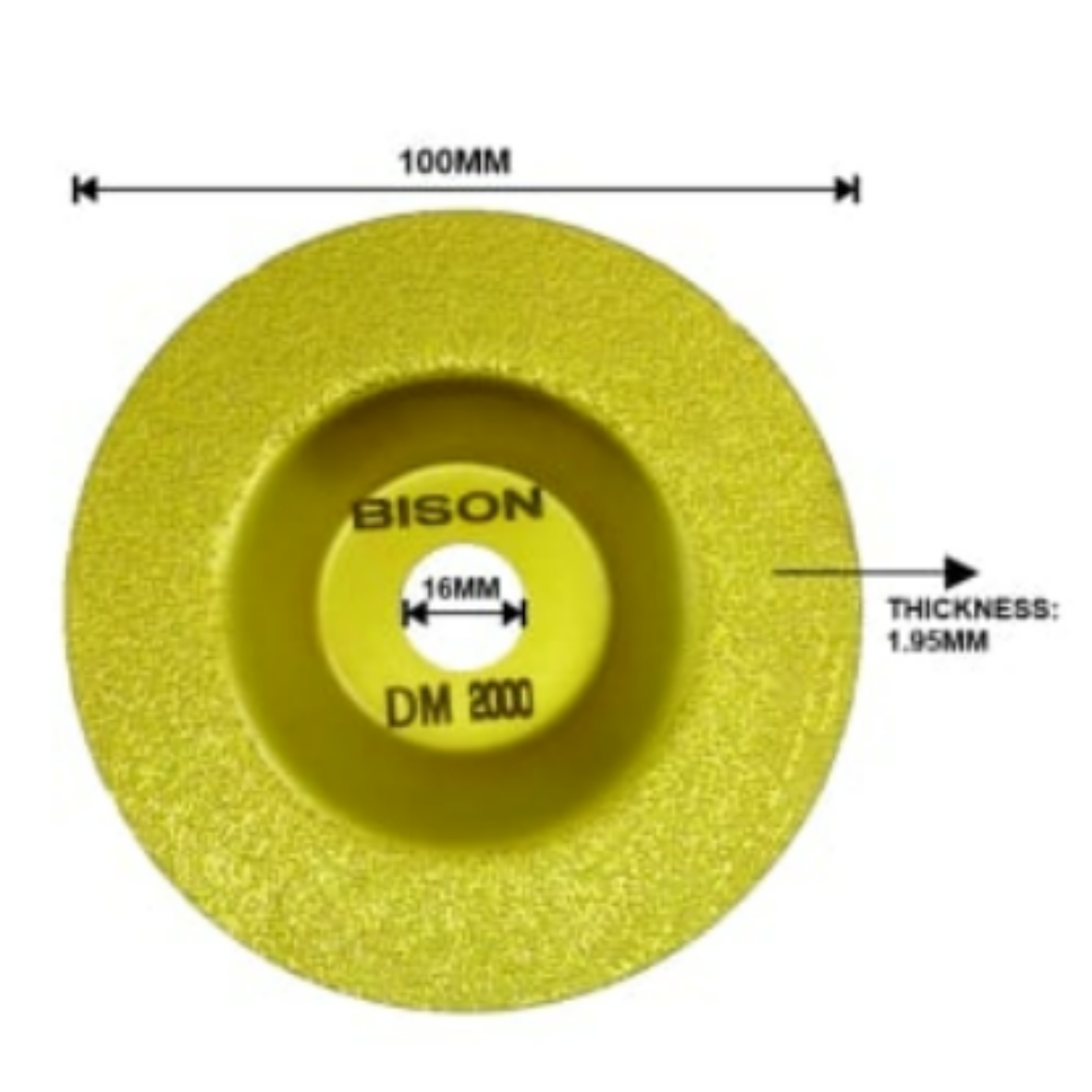 Bison Diamond Grinding Wheel DM 2000/ 3000