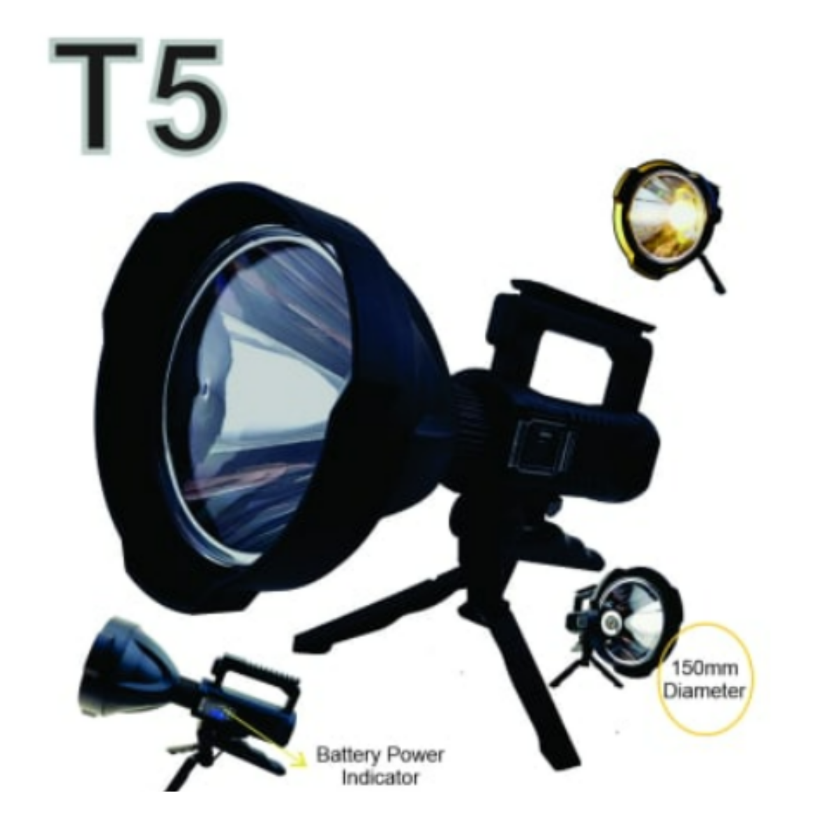 Do safe T5 T-series LED Multi Purpose Torch Light