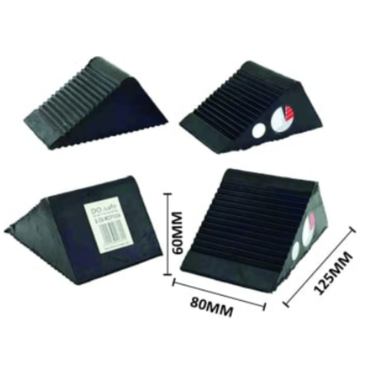 Do safe Mini Triangle Rubber Wheel Stop/ Block